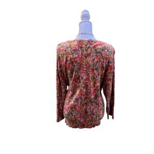 Chaus | Sweaters | Chaus Women Floral Rabbit Hair Cardigan Diamond 3xl ...